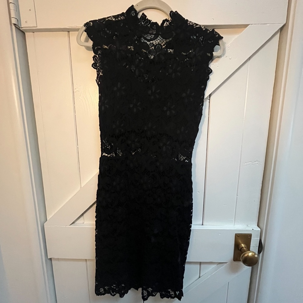 Nightcap By Carisa Rene Black Dress - Gem